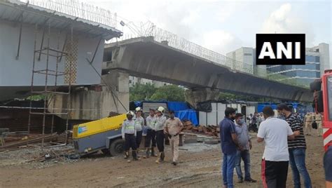 Mumbai Flyover Under Construction Collapses In Bkc 14 Workers Injured