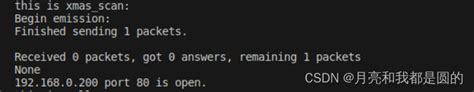 网络攻防 端口扫描实验本次实验主要对主机扫描和端口扫描原理的理解。使用pythonscapy库编写端口扫描 Csdn博客