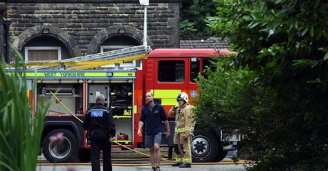 Fire Breaks Out In Outbuildings At Dobroyd Castle In Todmorden