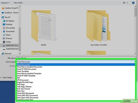 Easy Ways To Save A Microsoft Word Document