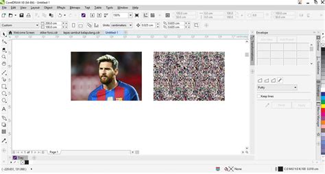 Membuat Efek Foto Mozaik CorelDraw Biologizone