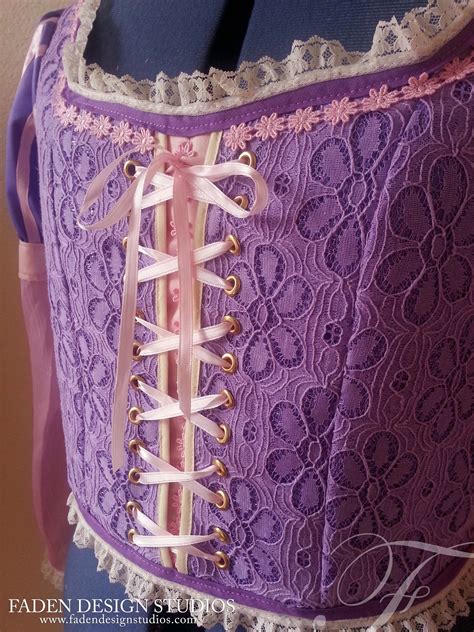 A Commissioned Corset Based On Disneys Beloved Rapunzel ~for Inquires Please Go To