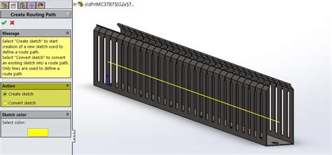 Creating Custom Ducts Or Rails In Solidworks Electrical Hawk Ridge Systems