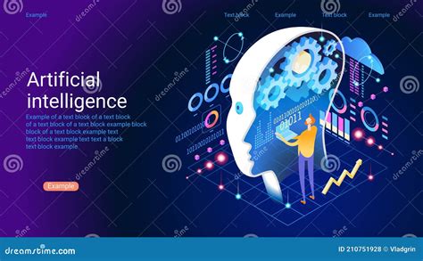Machine Learning Artificial Intelligence Digital Brain And Artificial Thinking Process Concept
