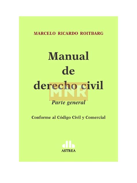 Manual De Derecho Civil Roitbarg 2016 Pdf