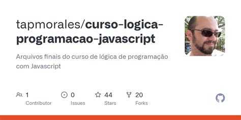 GitHub tapmorales curso logica programacao javascript Arquivos finais do curso de lógica de