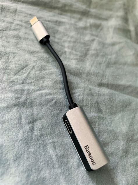 Lightning Connector Adapter To Headset Mm Audio Jack Computers Tech Parts Accessories