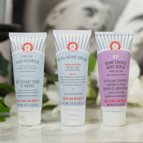 First Aid Beauty Face Cleanser Ultra Repair Cream Kp Bump Eraser