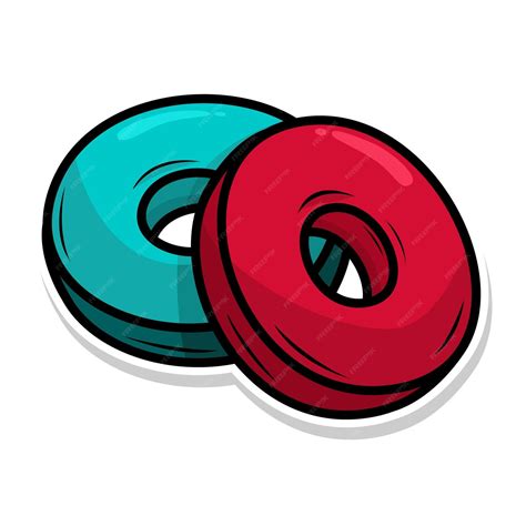 Premium Vector Cute Candy On White Background Vector Illustration