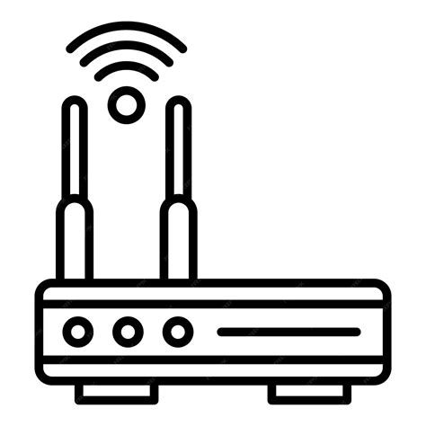 Premium Vector Router Icon Outline Router Vector Icon For Web Design