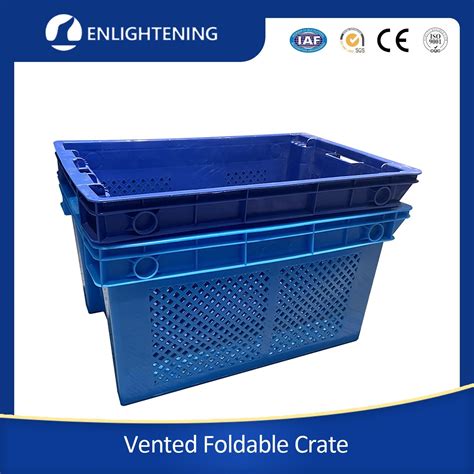 Polyethylene Plastic Ventilated Vegetable Box Fruit Basket Can Be
