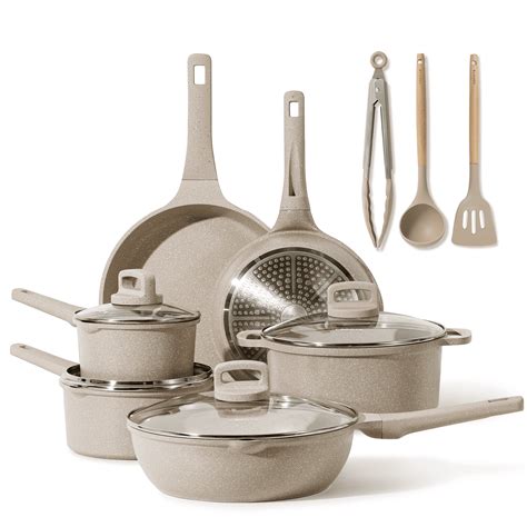 Carote Large 13 Pcs Nonstick Pots And Pans Set Induction Kitchen