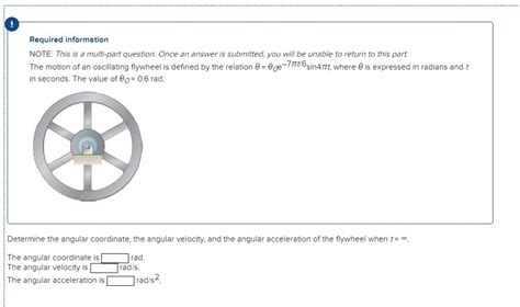 Solved Required Information Note This Is A Multi Part Chegg