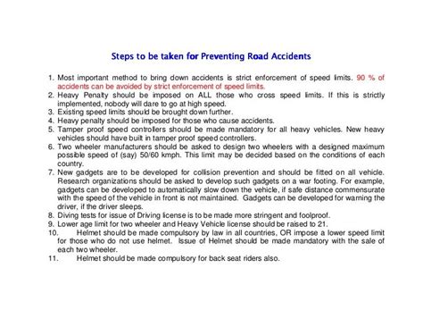 How To Prevent Road Accidents Road Safety Tips Road Safety Seminar