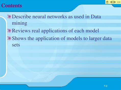 ppt chapter 7 neural networks in data mining powerpoint presentation