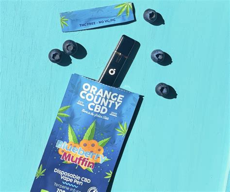 Orange County Cbd Blueberry Muffin Disposable Vape Product Review