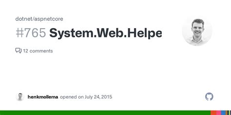 Systemwebhelperscrypto · Issue 765 · Dotnetaspnetcore · Github