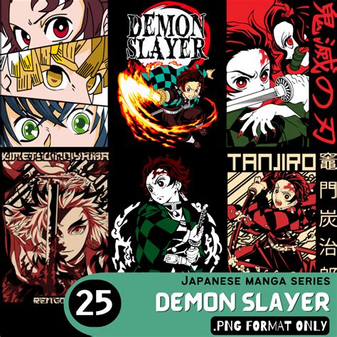 25 Demon Slayer Design Bundle Podbundle