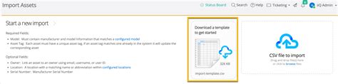 import assets community