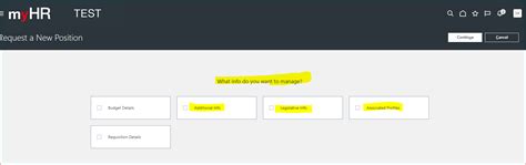 Hide Check Box Options From What Info Do You Want To Manage Page — Cloud Customer Connect