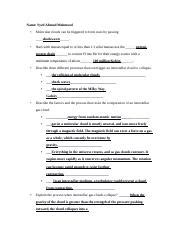 1403 Ch 11 Assignment Docx Name Syed Ahmad Mahmood Molecular