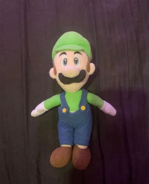 Rare Mario Party 5 Luigi 8 Plush Sanei Hudson Soft 2003 £20000