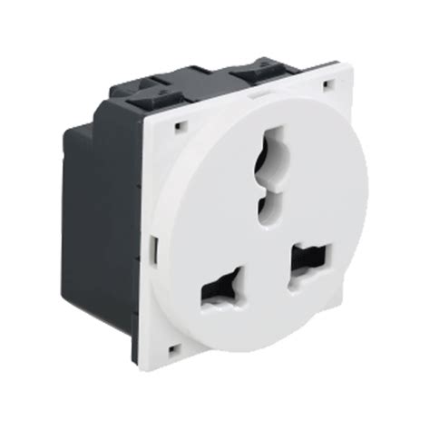 White Indoasian 3 Module Socket At ₹ 50 Piece In Bengaluru Id