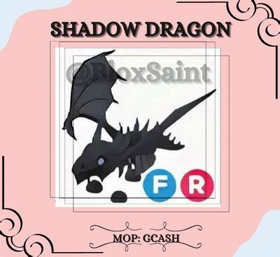ROBLOX Shadow Dragon ADOPT ME For Salee On Carousell