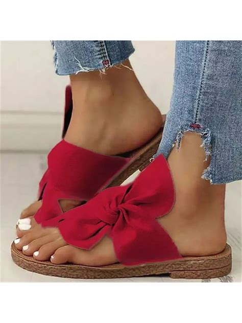 Floenr Womens Comfortable Beach Sandals Open Toe Flip Flops Casual