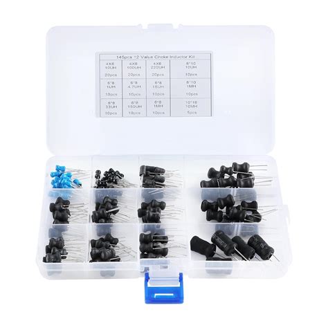 JESSINIE Values Pcs Inductor UH To MH DIP Radial Power Choke Inductors Assortment