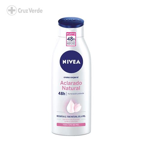 Nivea Body Aclarado Natural 400ml Crema Corporal Cruz Verde