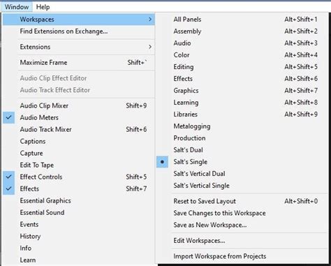 Exploring The Menus Of Adobe Premiere Pro Window Exploring The Menus Of Adobe Premiere Pro Window
