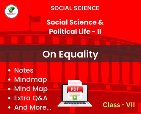 Class 7 Civics Chapter 1 On Equality Notes And Mind Map