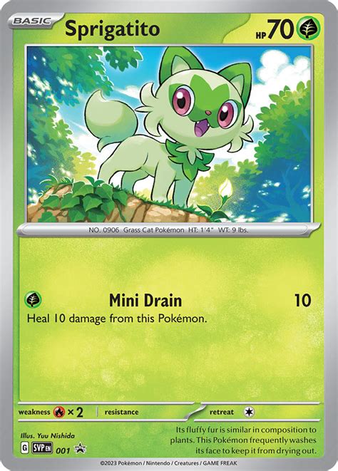 Sprigatito · Scarlet And Violet Promos Svp 001 ‹ Pkmncards