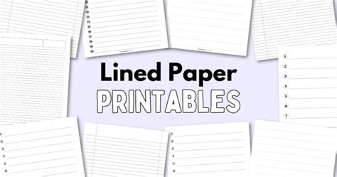Lined Paper Printable Templates 38 Free Printables Saturdayt