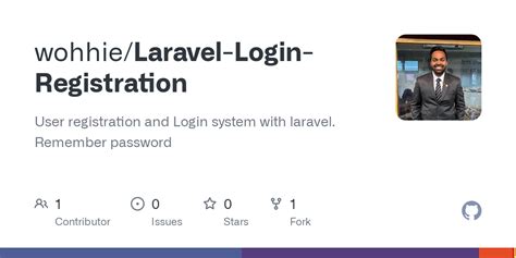 Github Wohhielaravel Login Registration User Registration And Login System With Laravel