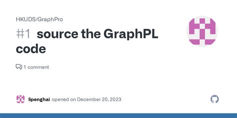 Source The GraphPL Code Issue 1 HKUDS GraphPro GitHub