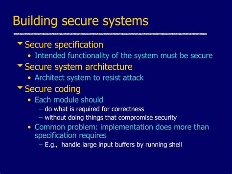 Ppt Building Secure Applications Designing And Writing Code