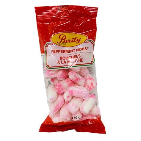 Purity Peppermint Nobs 170g Candy Funhouse Candy Funhouse Ca