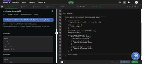 Day 28 Of 100daysofcodechallenge Level Order Traversal Harish