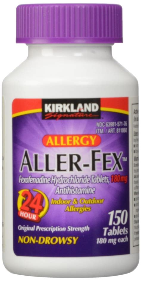 Kirkland Signature Aller Fex 180mg 150 Tablet Kirkland Um