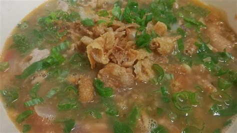 Ginisang Monggo With Chicken Skin Chicharon Youtube