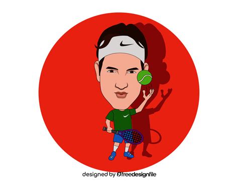 Roger Federer Vector Free Download