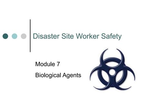 07 Biological Agentsobjective Introdection Ppt