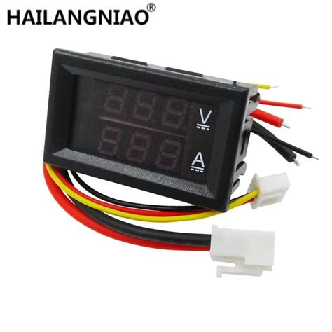 Jual Digital Dc Voltmeter 0 100v Ammeter 10a Lcd Display Digital Voltmeter Shopee Indonesia