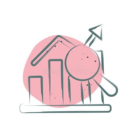 Icon Analysis Related To Business Analysis Symbol Color Spot Style