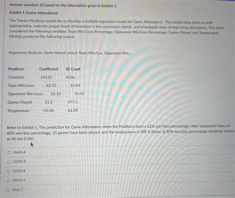 Solved Answer Question 22 Based On The Information Given In