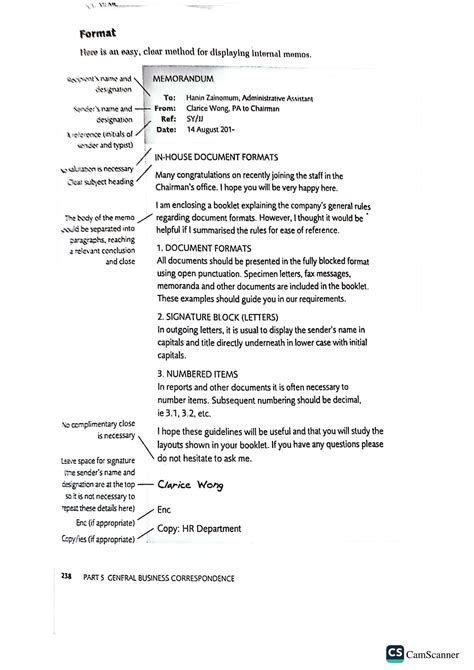 SOLUTION How Write Memorandum Studypool