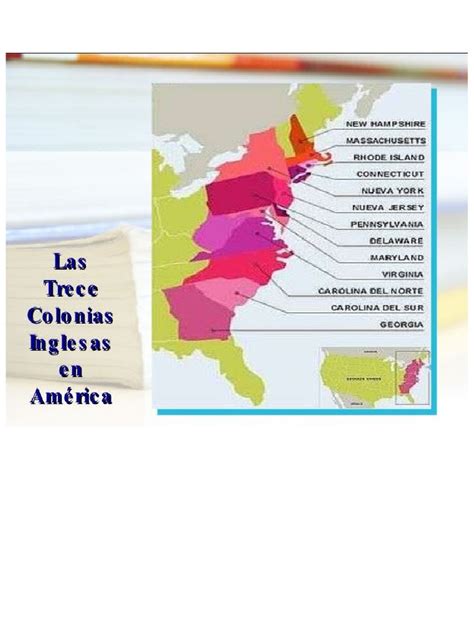 Mapa De Las 13 Colonias Pdf