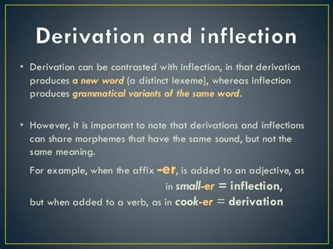 Derivation